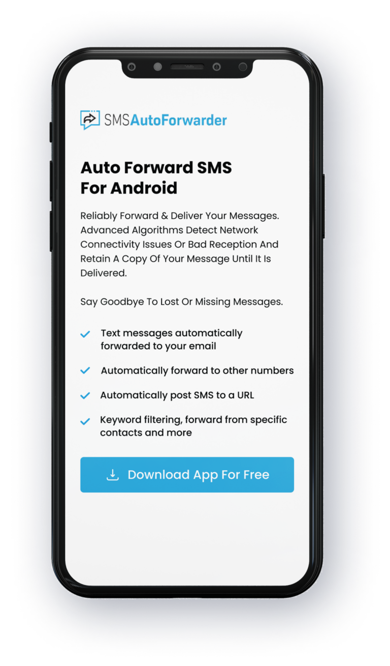 Automatically Forward SMS & Text App for Android